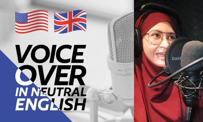 Deliver english female voice over in neutral accent by Hanaihsani | Fiverr