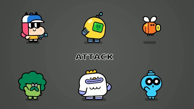 Create animation for your 2d character with spine2d by Ryan_lee1024 | Fiverr