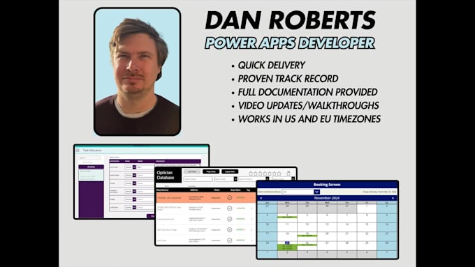 Create a business app using powerapps by Dansteveroberts | Fiverr