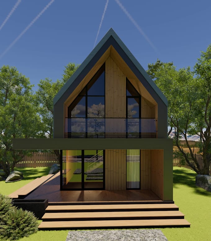 Design tiny house plan and render image for your project by Philip_luu ...