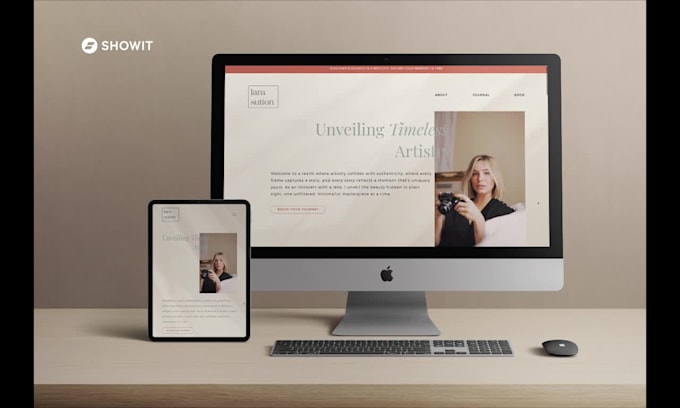 Design and build beautiful websites using showit by Vananshar | Fiverr