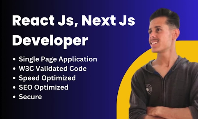 Be Your React Js Developer Next Js Developer By Hasnainalam462 Fiverr