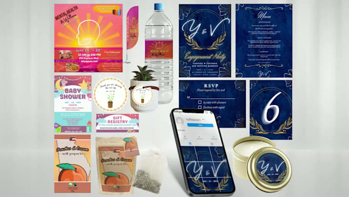 Design amazing wedding or event invitation packages by Nof999 | Fiverr