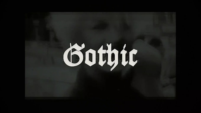 Create dark gothic post punk industrial music video for doomer obscure ...