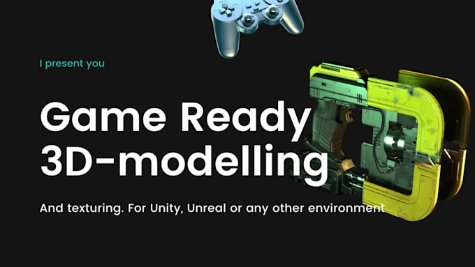 Create game ready 3d assets and texturing by Pobortsev_a | Fiverr