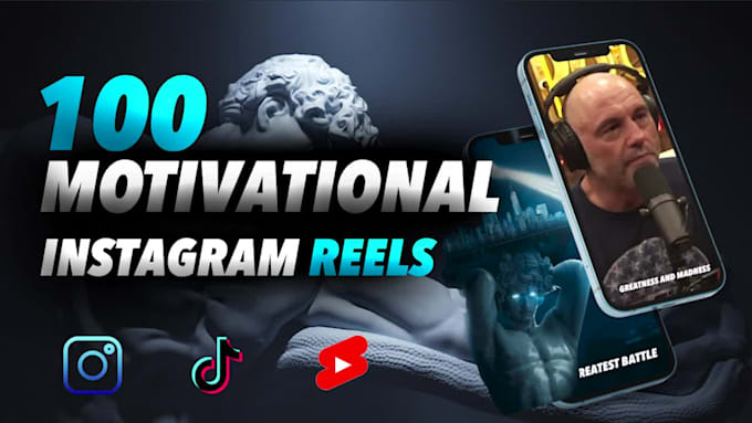 Create 100 engaging and impactful motivational reels by Growthtubemedia ...