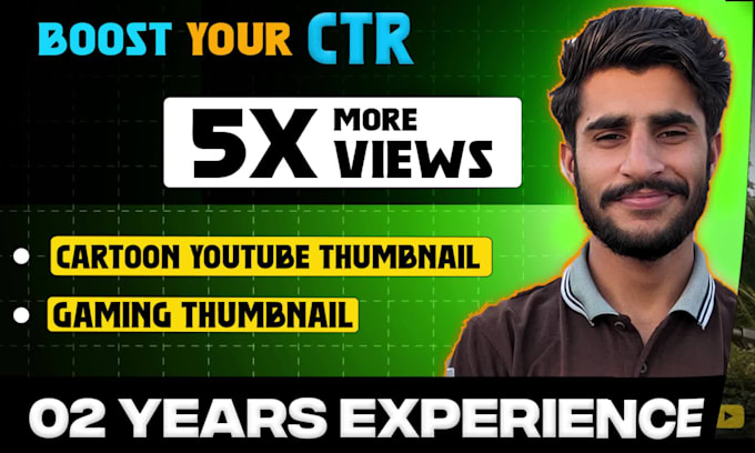 Draw cartoon youtube thumbnail, gaming thumbnail in 24 hours by ...