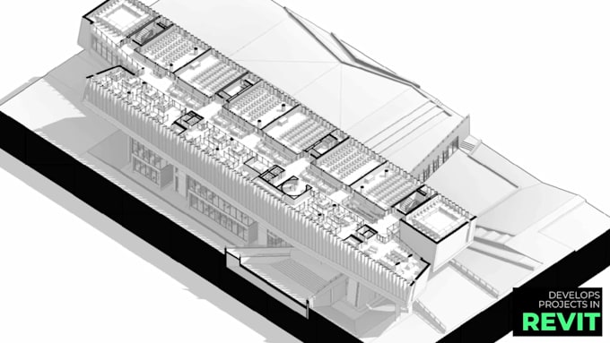 Create 3d bim model, floor plan and elevation in revit by Ecosarq | Fiverr