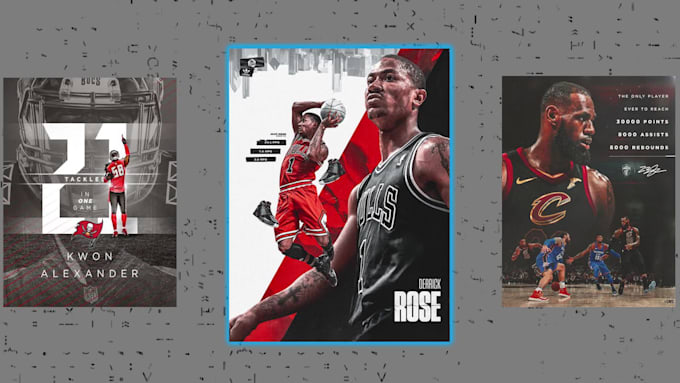 Make unique professional sports designs by Ralfinjm | Fiverr