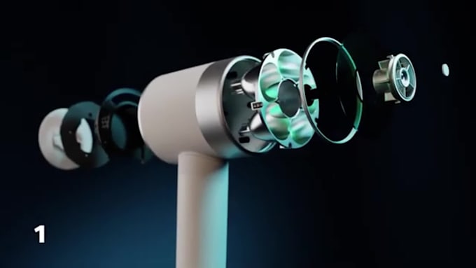 Do 3d industrial animation 3d mechanical and rendering 3d product animation by Samoskyy | Fiverr