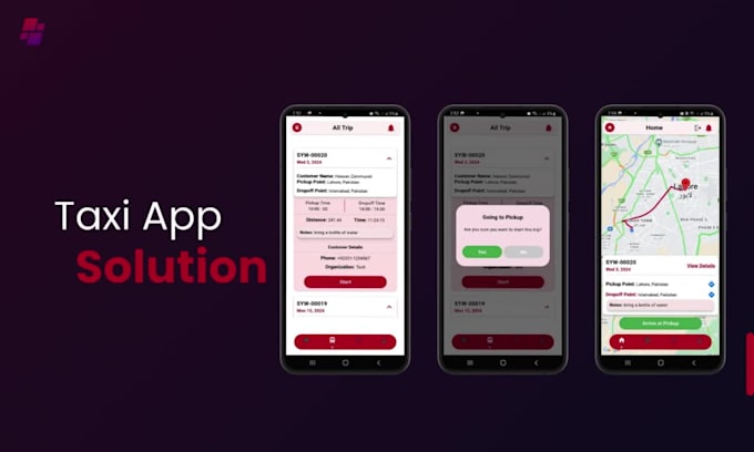 Do ride hailing app, taxi booking app, job dispatch with gps tracking ...