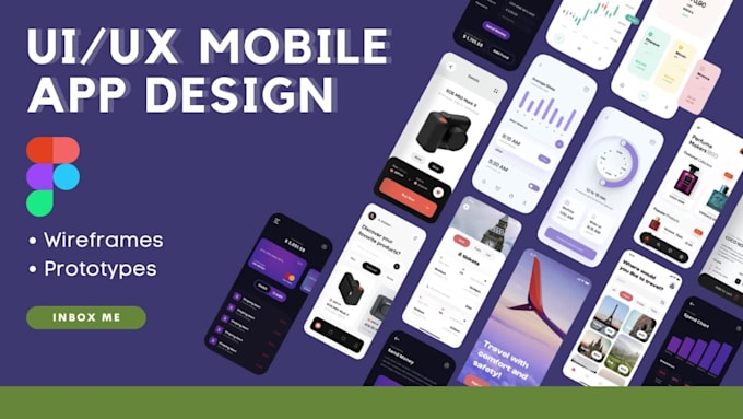 Design moden mobile app ui ux designs by Arshartisan | Fiverr