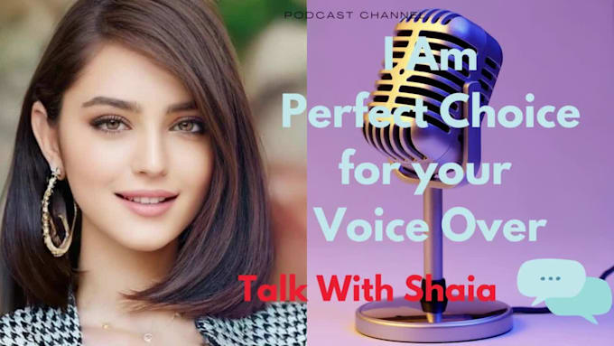 Record a natural sweet and conversational female voice over by ...