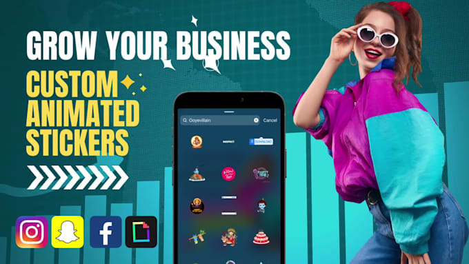 Create custom animated stickers with transparent background by ...