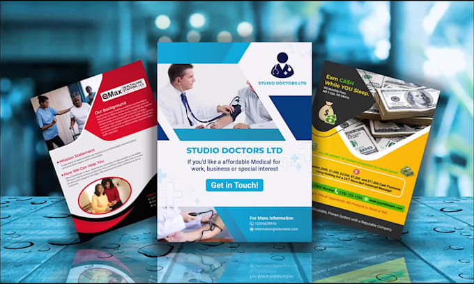 Design marketing flyer, poster, sales sheet, annual report by ...