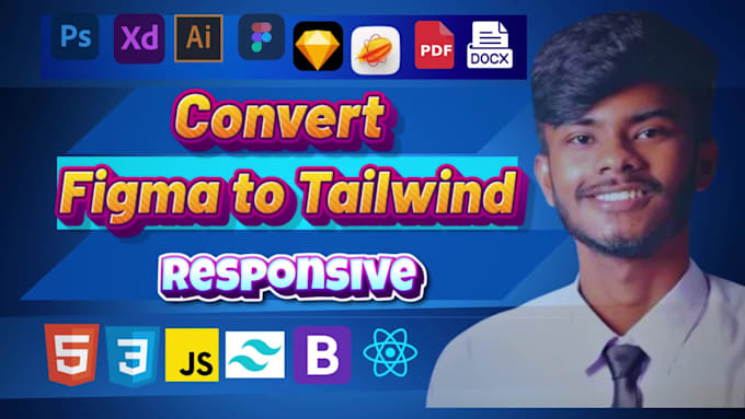Convert figma to tailwind css, psd to tailwind with reactjs by Hello ... Convert figma to tailwind css, psd to tailwind with reactjs by Hello ...
