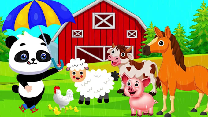 Create 2d animation kids songs with nursery rhymes video by Mark ...