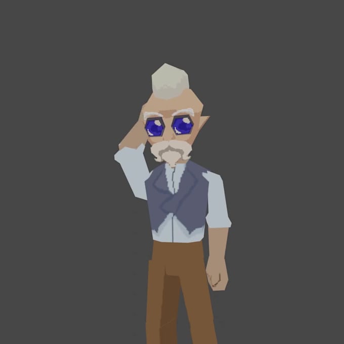 Make a low poly retro character by Loganmalcome | Fiverr