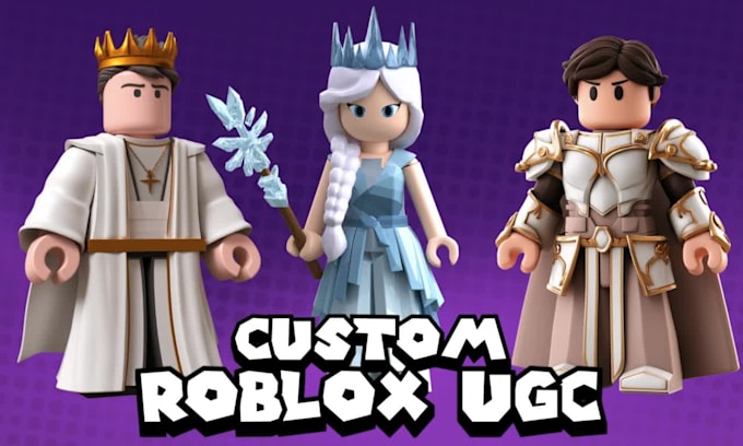 Create 3d roblox ugc avatar, custom model, accessory, property for ...