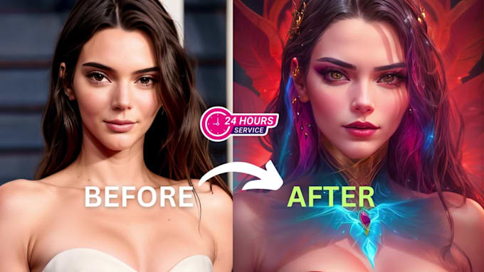 Quickly transform you into ai avatar using stable diffusion by Nanditaartist | Fiverr