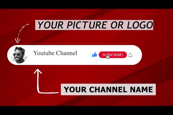 Make a stylish animated youtube subscribe button by Basuraliyanage | Fiverr