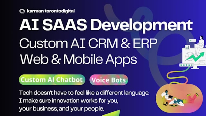 Make an ai saas app, website with ai chatbot rag training chatgpt, claude by Karmanvermaop | Fiverr