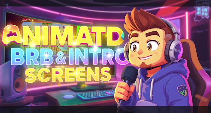 Create original custom stream overlays and animations by Mrfares2 | Fiverr