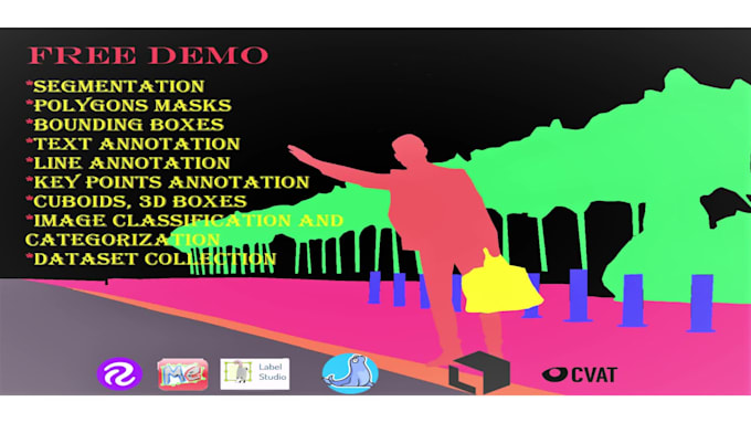 Do custom image annotation, segmentation, and data labeling for ai, ml, nlp by Deltraai | Fiverr