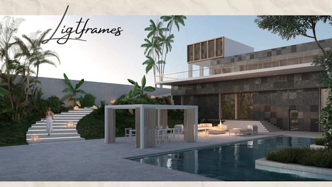 Create beautiful architectural visualization by Light_frames | Fiverr