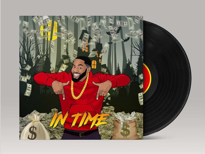 Design draw cartoon album, mixtape cover by Danushka193 | Fiverr