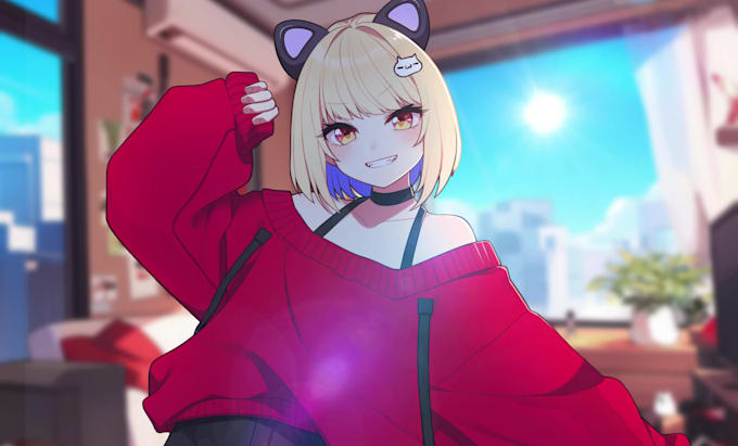 Draw your pfp,fanart,oc,furry in anime style by Wobble_toons | Fiverr