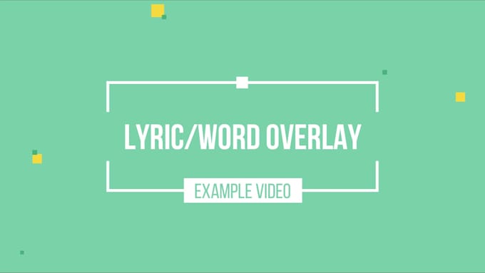Create lyric subtitles or caption overlays for your video by Mikeyd1989 ...