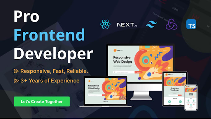 Be your expert react js, next js frontend developer for web apps