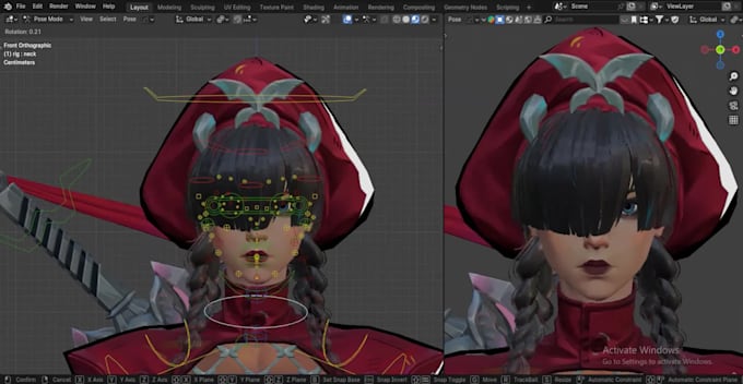 Rig your 3d character professionally in blender and maya by Paketmalam ...