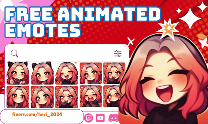 Create twitch emotes, animated and sub badges for kick, discord, custom ...
