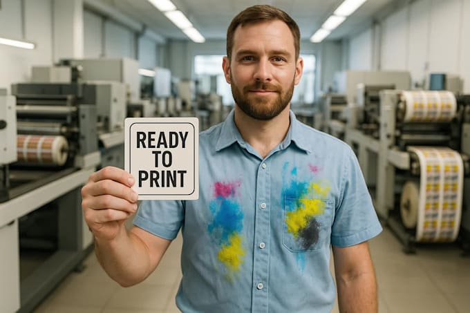 Provide print ready files for cmyk prepress flexo plate and dieline by ...