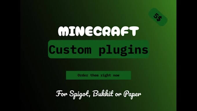 Create your dream minecraft plugin by Xsenny | Fiverr