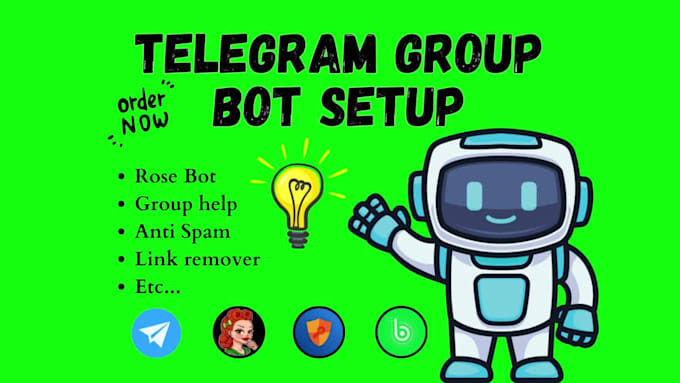 Setup telegram bots for your group professionally by Spark_gaze | Fiverr