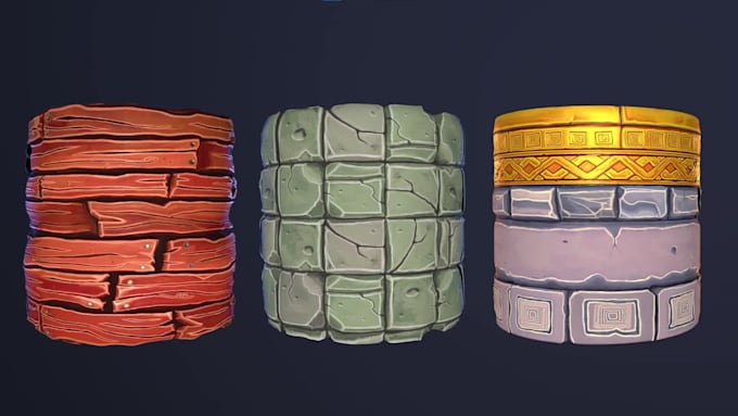 Make hand painted stylized pbr textures for your videogame by ...