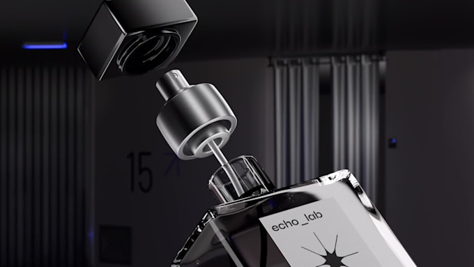 Do 3d perfume animation 3d fragrance animation 3d perfume video scent ...