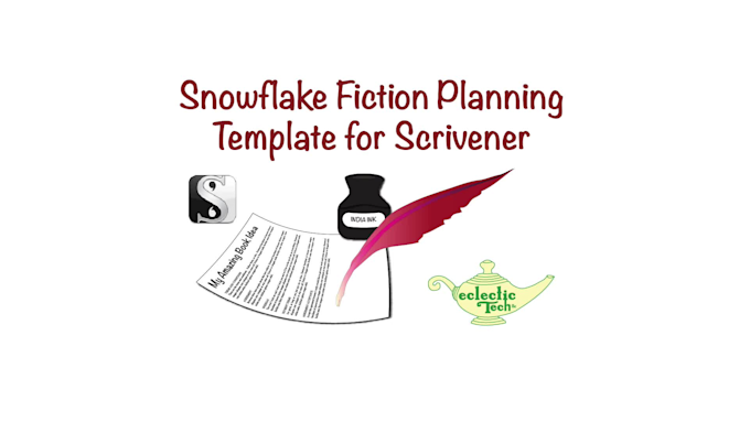 Provide a snowflake method scrivener template by Eclectictllc