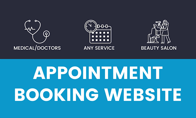 Make a service booking website or appointment booking website by ...