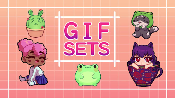 Animate cute hand drawn gifs for instagram, stickers, and giphy by ...