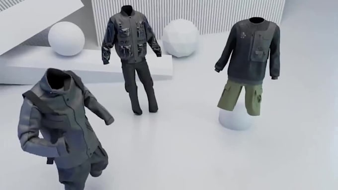 Create 3d garment animation 3d fashion design in clo3d and marvelous ...