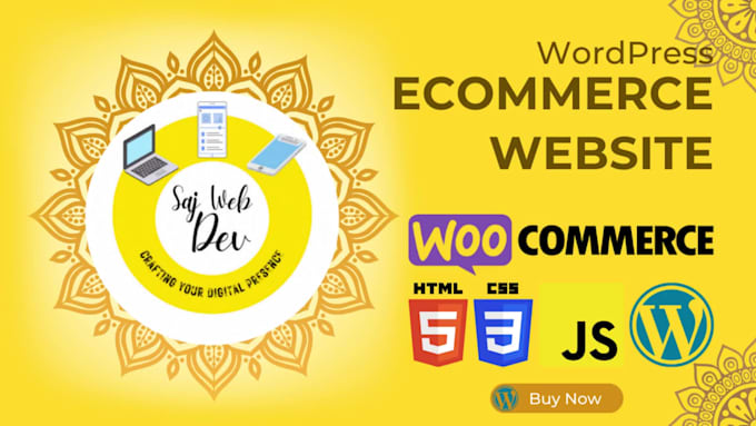 Design, build modern and responsive ecommerce website by Sajwebdev | Fiverr