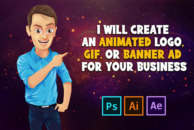 Create animated gif images, logo, and animated web banners by Wahid786 ...