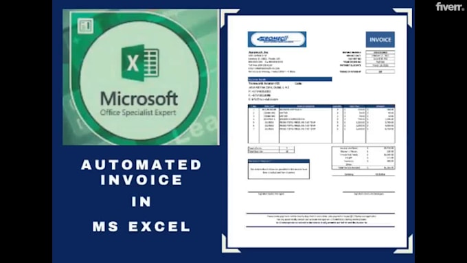 Design automated invoice template in excel or google sheets by Mehtab28 ... Design automated invoice template in excel or google sheets by Mehtab28 ...