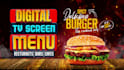 Design perfect digital menu board, tv screen menu, static or animated ...