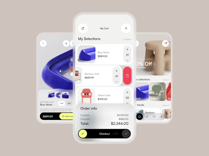 Ui animation for app presentation, app preview video, app intro, app promo video by Grecemason ...