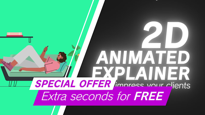 Create a 2d animated explainer with free additional seconds by Studio ...
